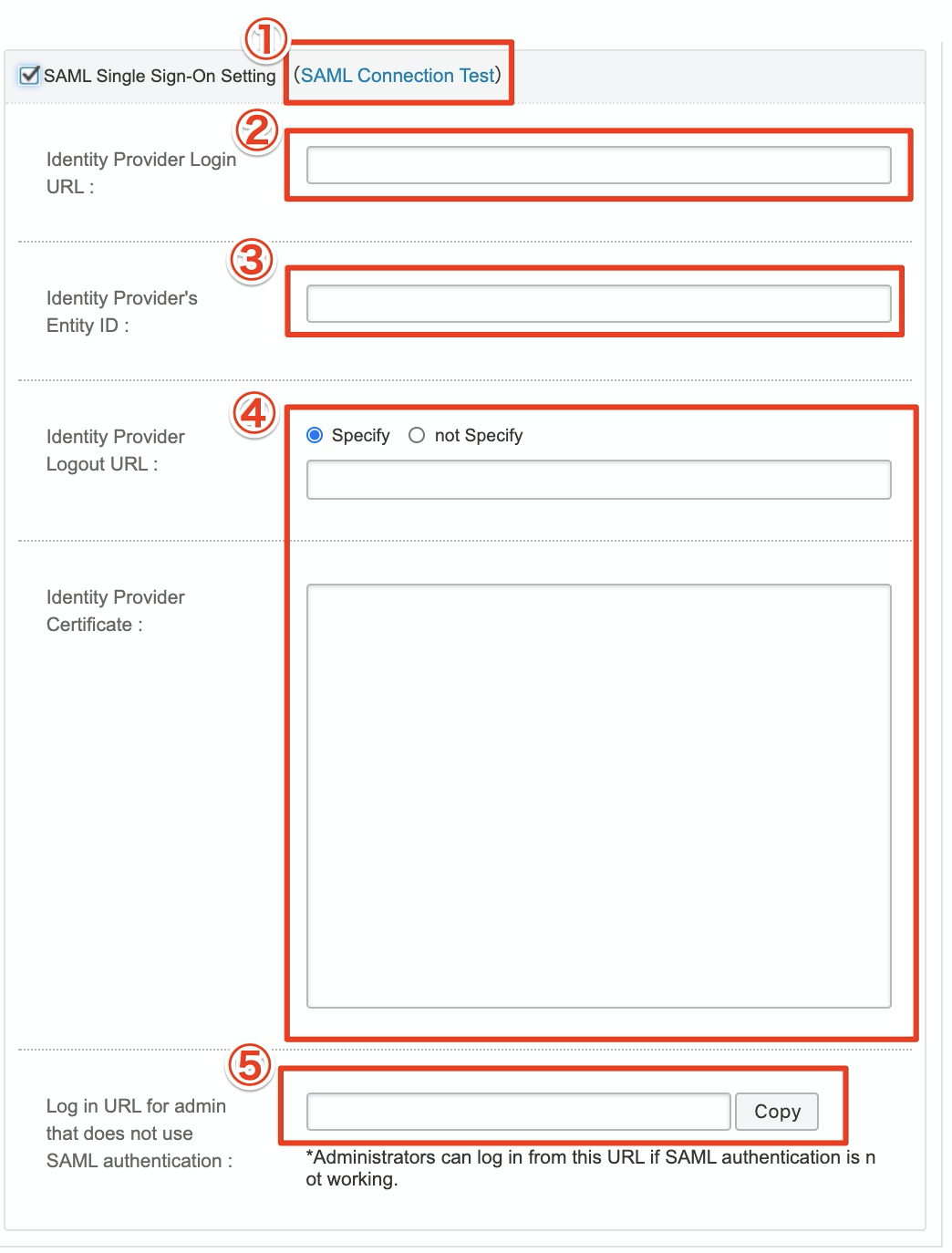 Enabling SAML single sign-on authentication – Chatwork‐en