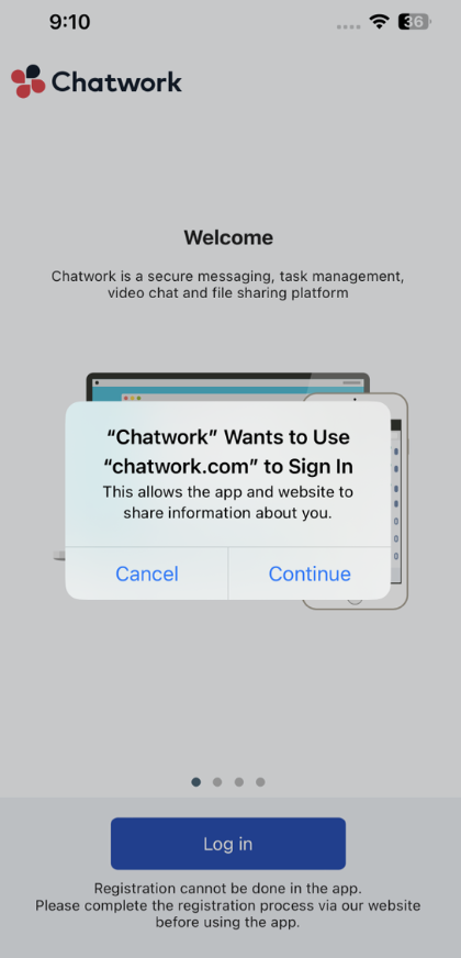 06/30/2023 - Q&A regarding Mobile App Login Screen Renewal – Chatwork‐en