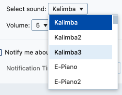 Configuring notification sounds – Chatwork‐en